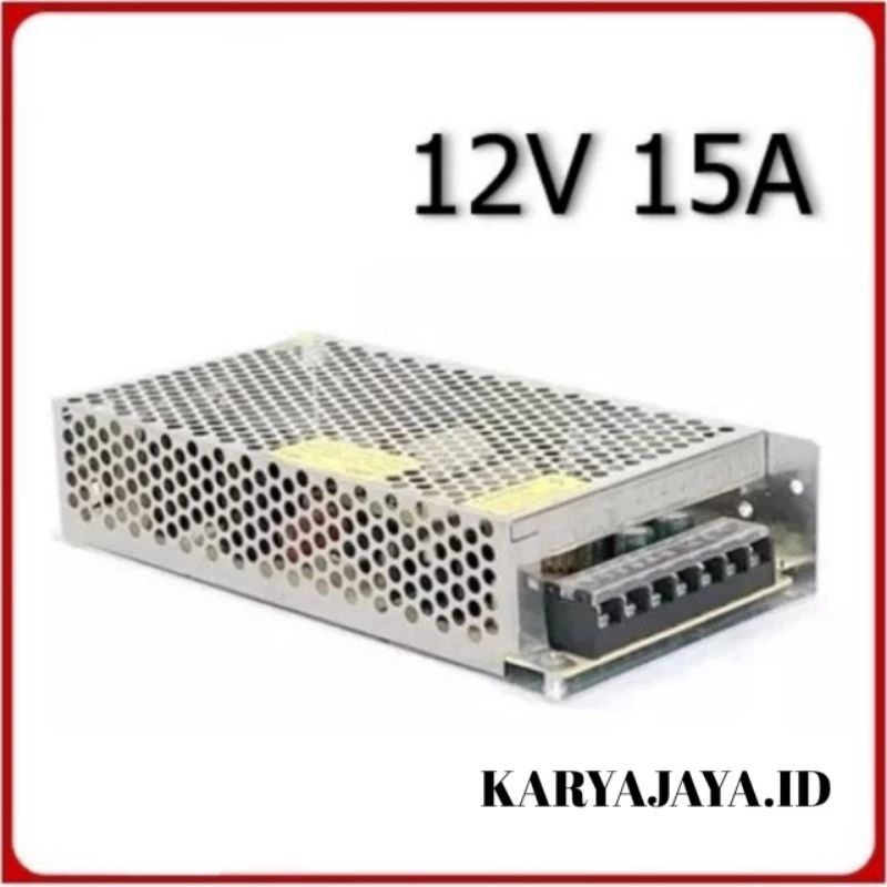 Jual Adaptor 12V 15A power supply CCTV LAMPU LED | Shopee Indonesia