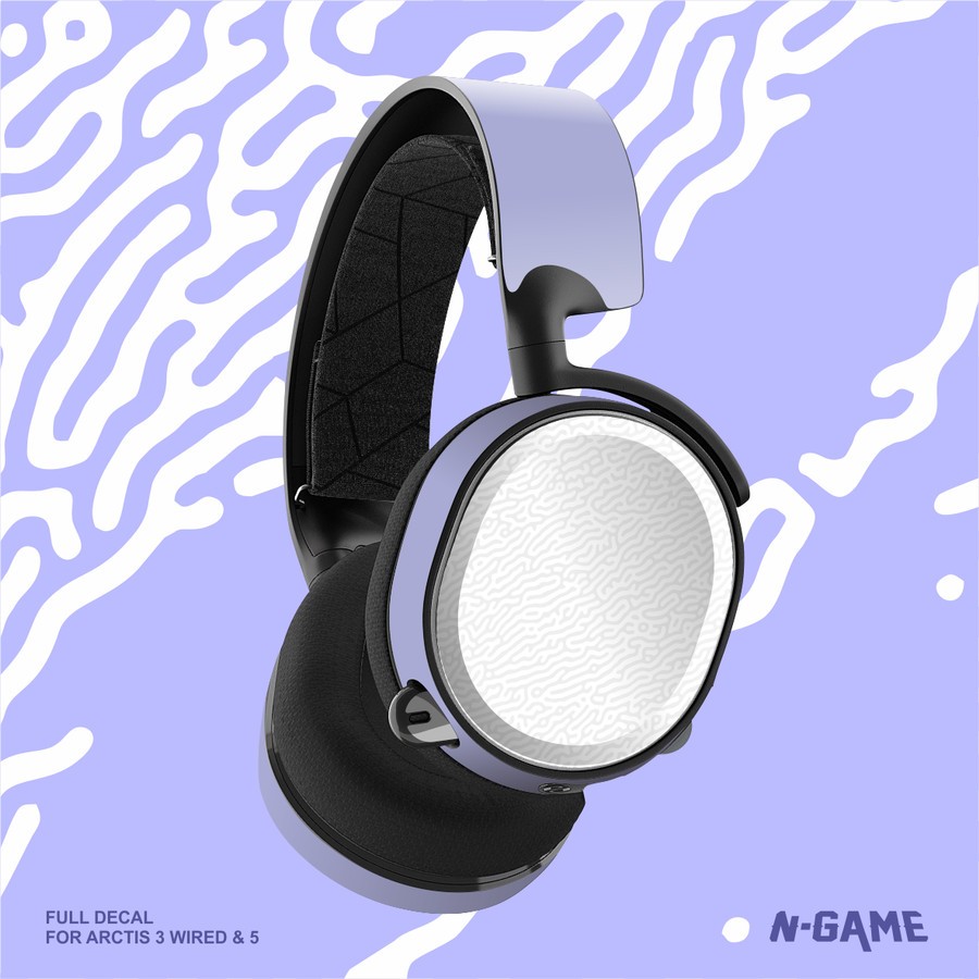 Jual Sticker Decal/Skin Protector Steelseries Headset Arctis 3 wired/5 ...