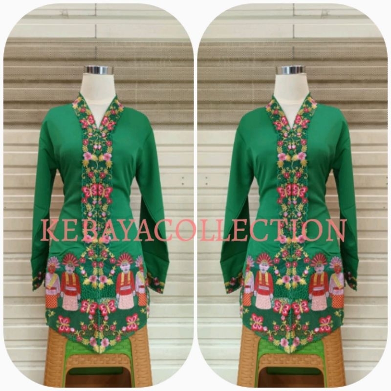 Jual BAJU KEBAYA ENCIM WANITA BETAWI BORDIR MOTIF ONDEL ONDEL MODERN ...
