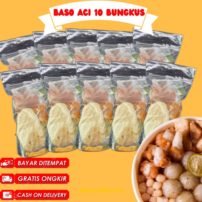 Jual Baso Aci Isi 10 Bungkus | Shopee Indonesia