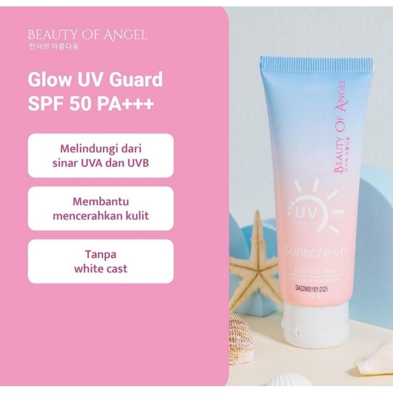 Jual Glow UV Guard SPF 50 Beauty Of Angel | Shopee Indonesia