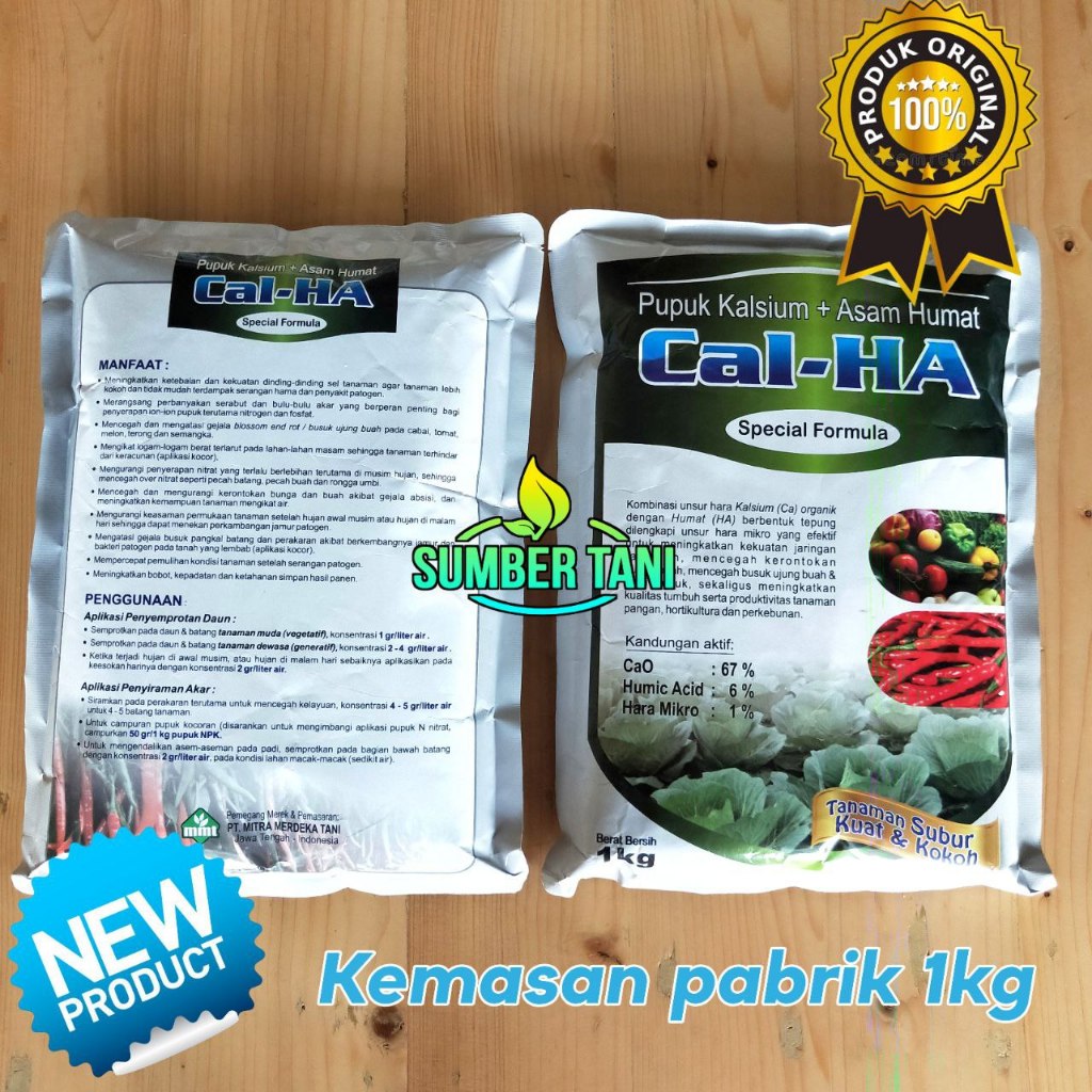 Jual Cal Ha 1Kg | CALHA Kalsium Organik Plus Asam Humat | Calcium Humic ...