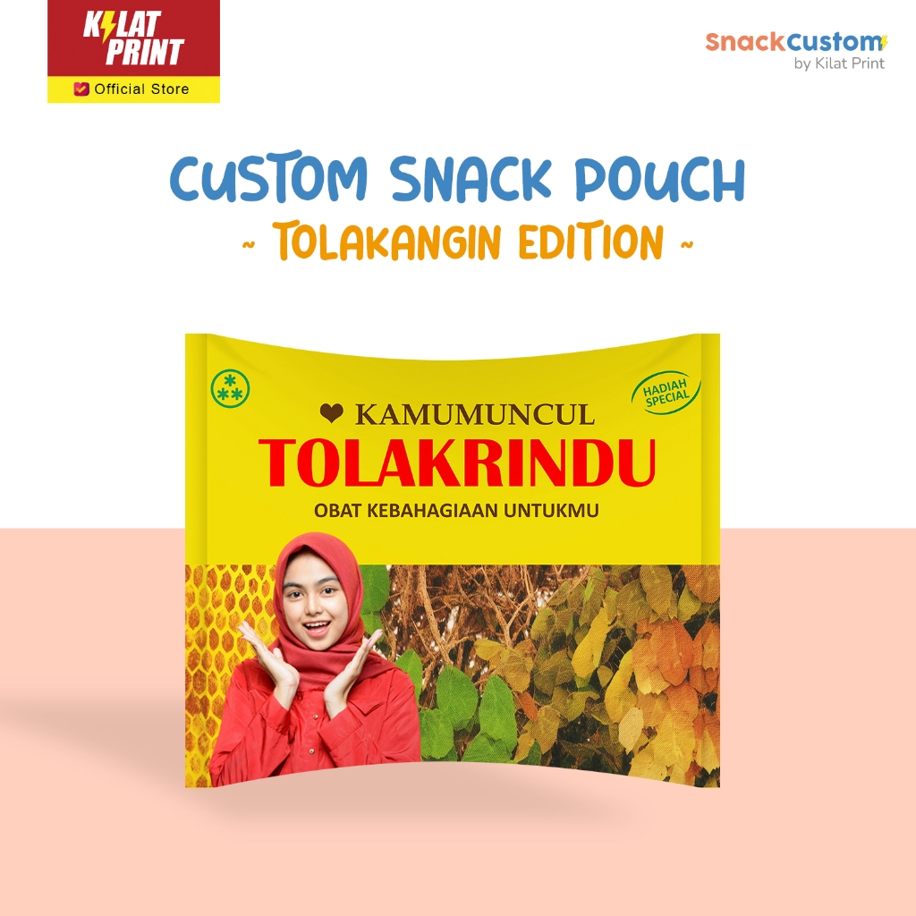 Jual Snack Custom Foto Teks Bungkus Pouch Jumbo Ala Tolakangin Edition ...