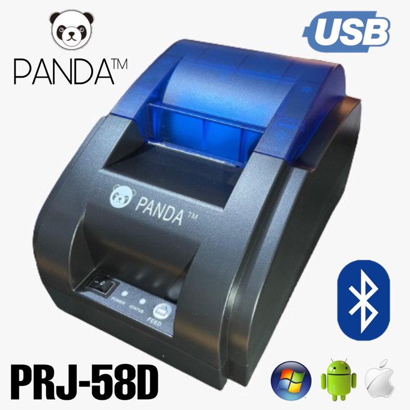 Jual MINI PORTABLE/MOBILE RECIEPT POS PRINTER PANDA PRJ-58D 58MM KERTAS THERMAL KASIR/PPOB(USB ...