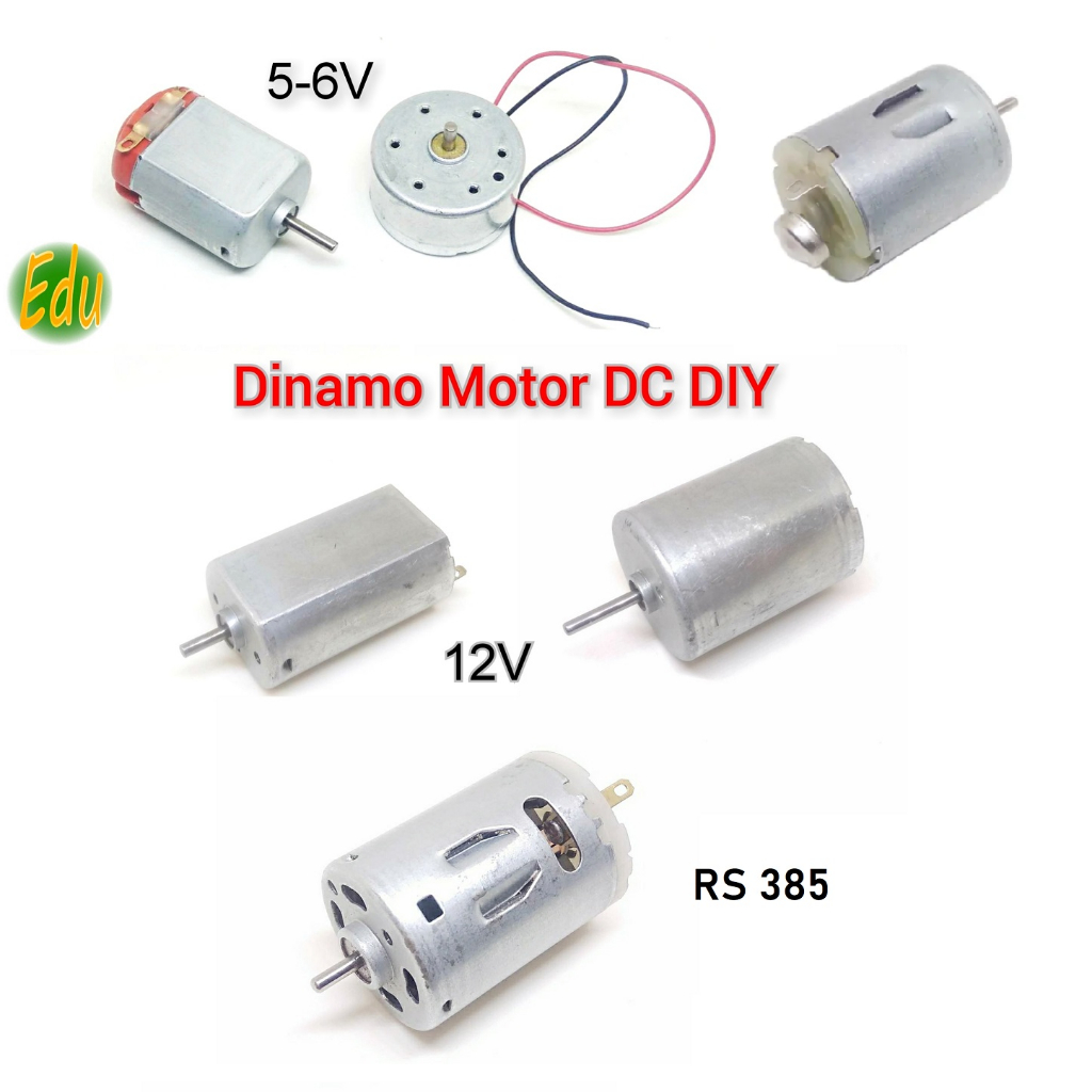 Jual Dinamo Motor DC Mini 3V 5V 12V Generator DIY Aplikasi Mainan Mobil ...