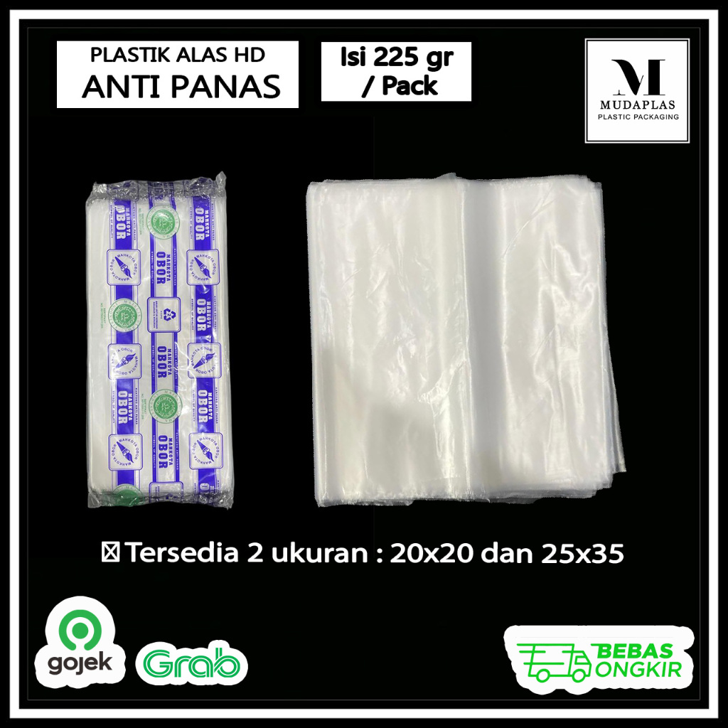 Jual Plastik Alas HDPE Sheet Anti Panas 20x20 25x35 isi 225 gram ...