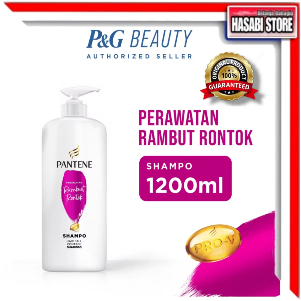Jual Pantene 1200mL - Perawatan Rambut Rontok "MERAH/PINK" | Shopee ...