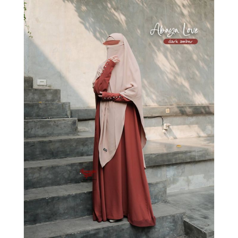 Jual abaya love by Khumaira sayar'i/ abaya only/ abaya love viral/abaya ...