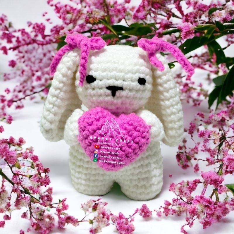 Jual [READY STOK] Amigurumi Boneka rajut Bunny Crochet | Shopee Indonesia