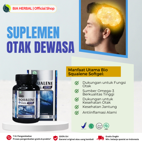 Jual Bio Squalene - Suplemen Nutrisi Otak Dewasa untuk Kekuatan ...