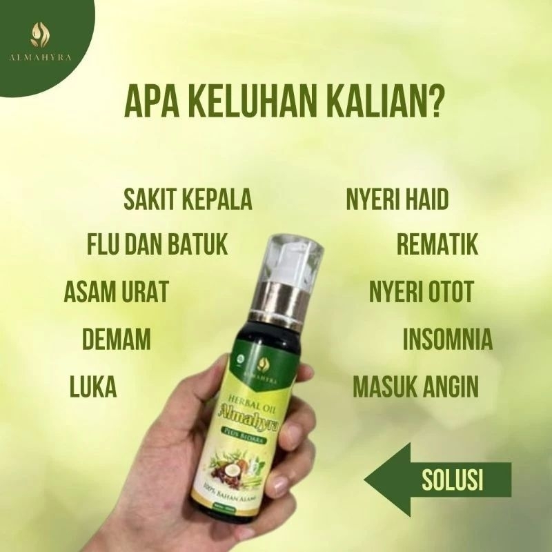 Jual Oil Herbal Almahyra FREE(Jilbab sesuai yang tersedia) | Shopee Indonesia