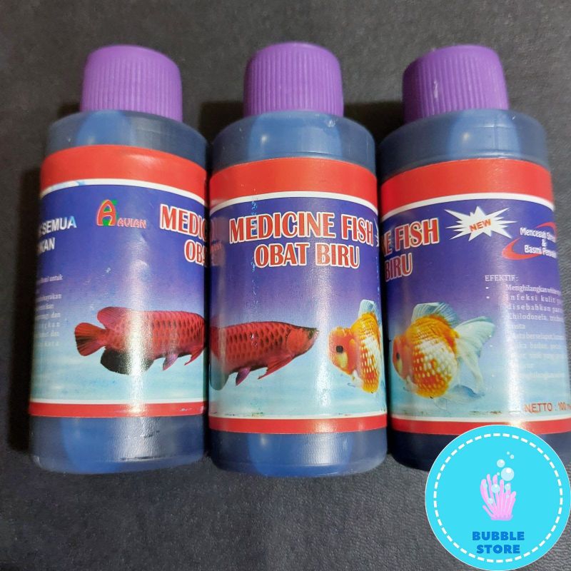 Jual OBAT BIRU MEDICINE FISH METHYLENE BLUE / OBAT BIRU IKAN HIAS ...