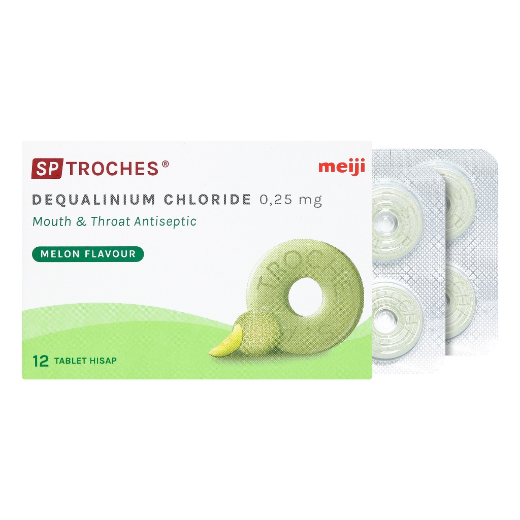 Jual SP TROCHES MOUTH & THROAT ANTISEPTIC MELON FLAVOUR | Shopee Indonesia