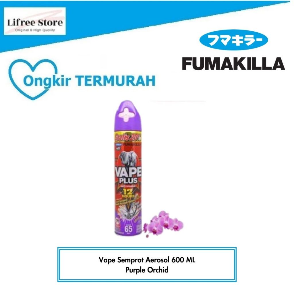 Jual Obat Nyamuk Semprot 600ml Aerosol Purple Orchid Vape Fumakilla ... Jual Obat Nyamuk Semprot 600ml Aerosol Purple Orchid Vape Fumakilla ...