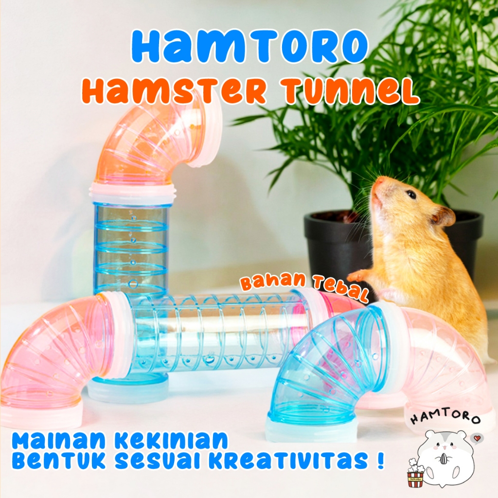 Jual Hamtoro Plastic Tunnel Mainan Terowongan Hamster | Shopee Indonesia