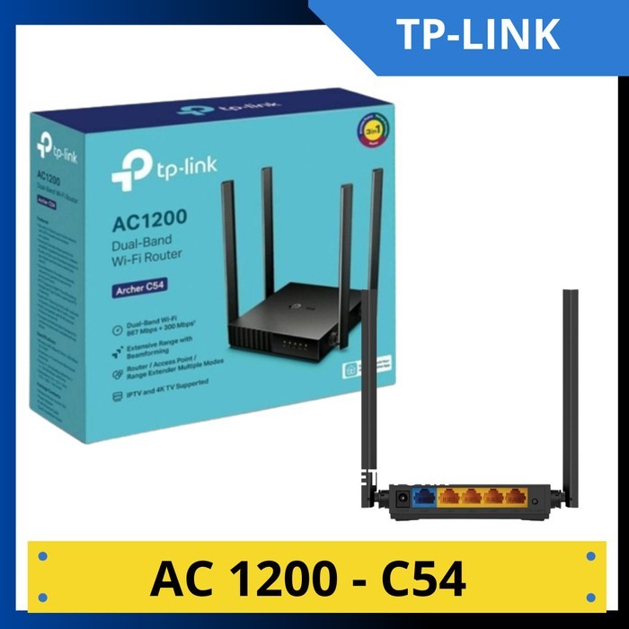Jual TP-LINK ARCHER C54 AC1200 DUAL-BAND Wi-Fi ROUTER | Shopee Indonesia