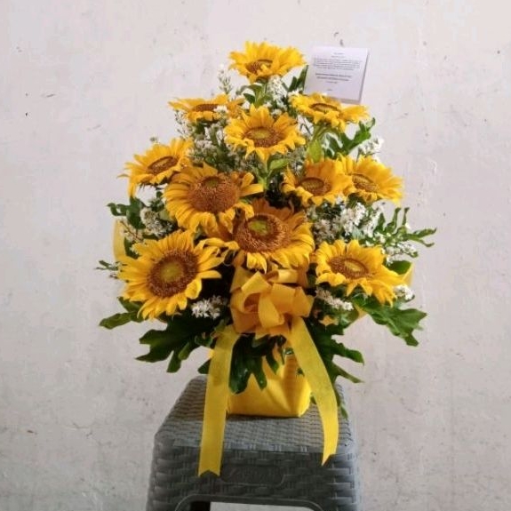 Jual Bunga vas-bunga meja Matahari freh | Shopee Indonesia
