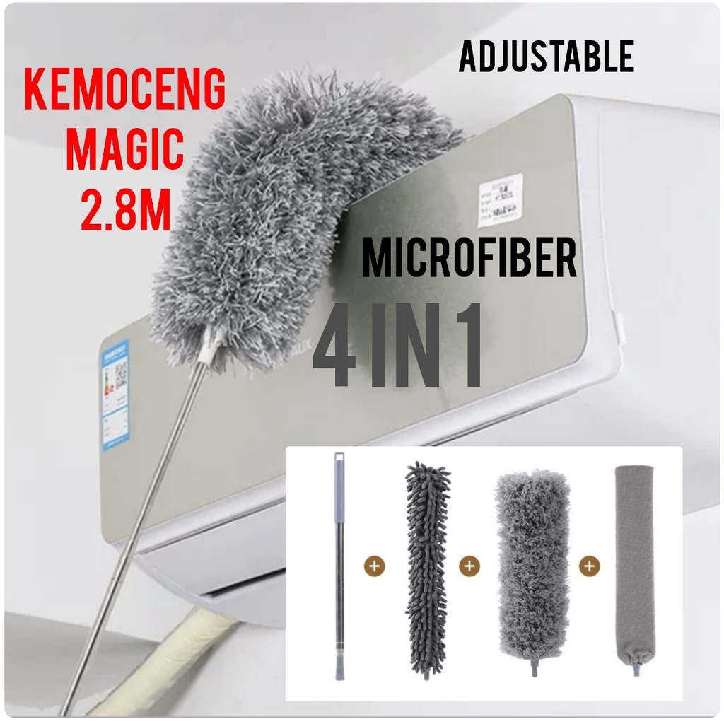 Jual AVELINE Kemoceng Microfiber 2,8 Meter Magnet Debu bisa tekuk ...