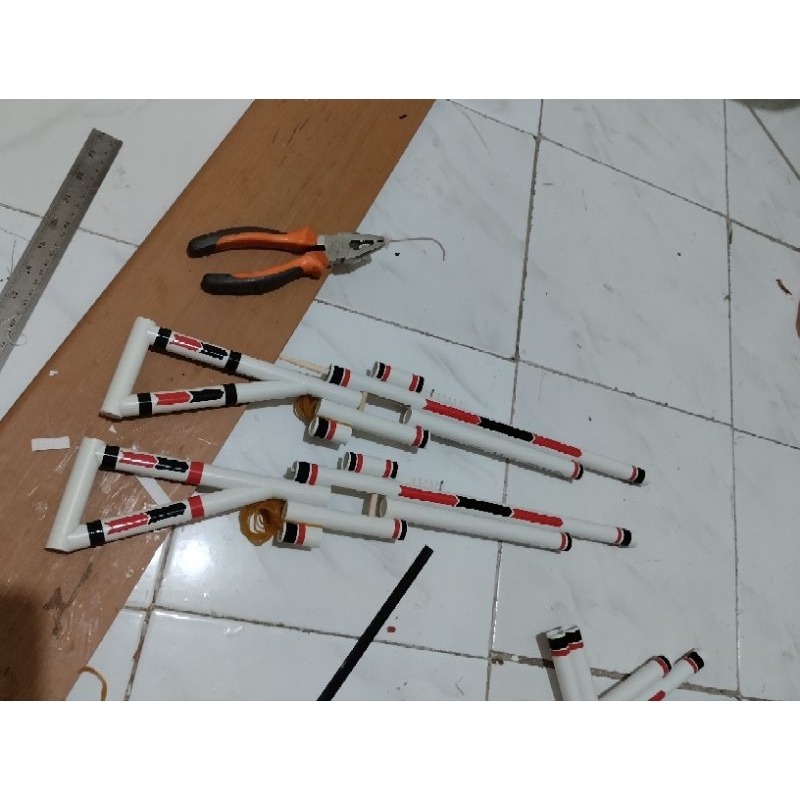 Jual mainan tembakan PVC peluru karet rubber band gun | Shopee Indonesia