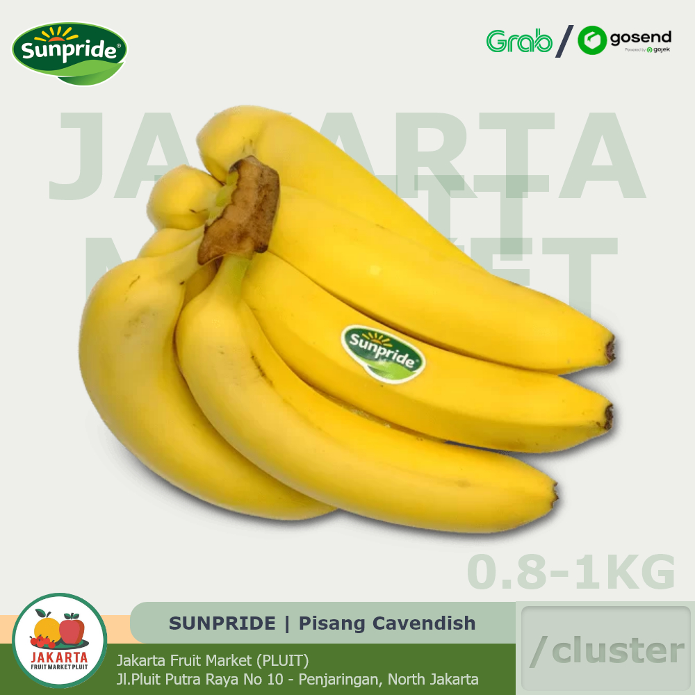 Jual BUAH PISANG CAVENDISH BANANA SUNPRIDE | Shopee Indonesia