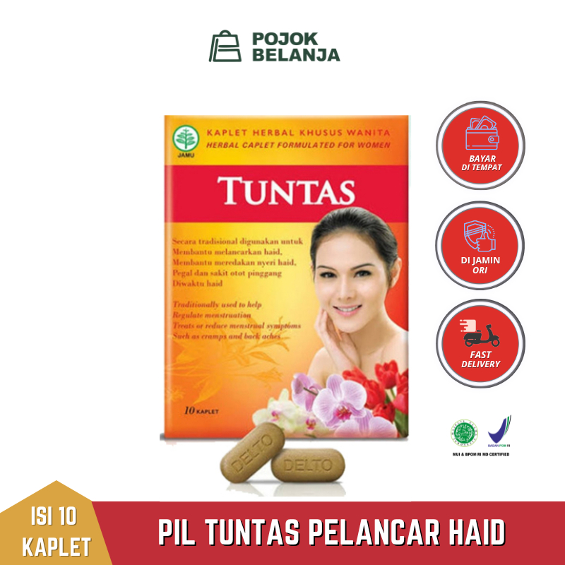 Jual Pil Tuntas Kapsul Isi 10 Kaplet Obat Herbal Alami Jamu Tradisional ...