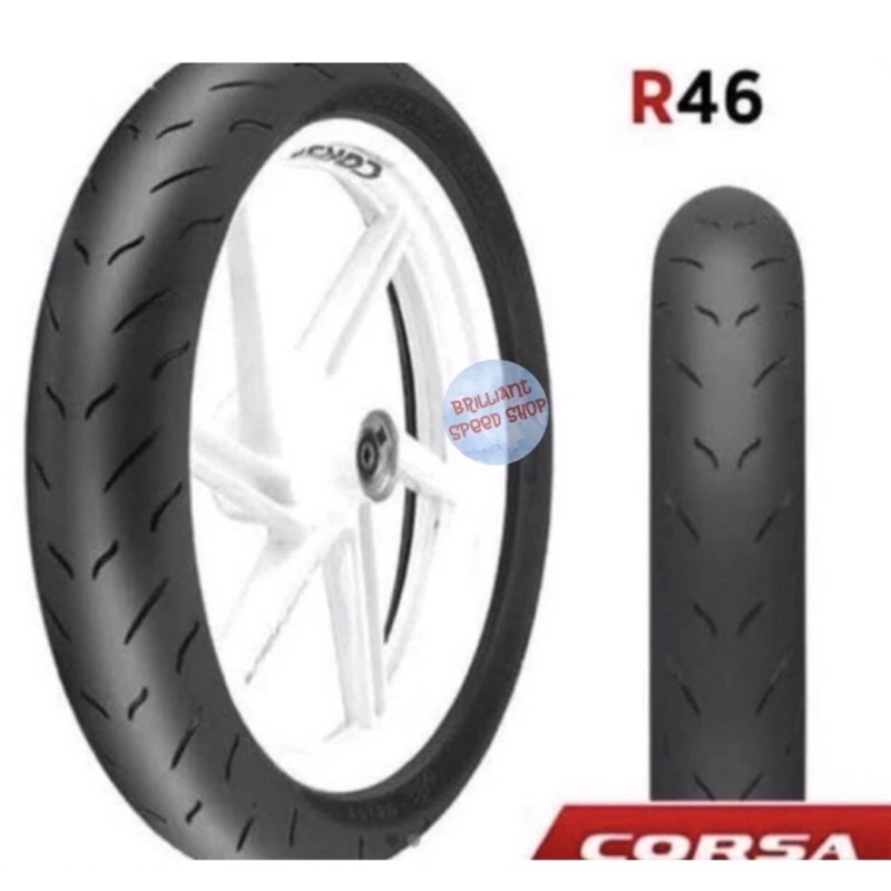 Jual Ban Corsa Platinum R46 Ukuran 120/60-17 (Softcompound) (Tubeless ...