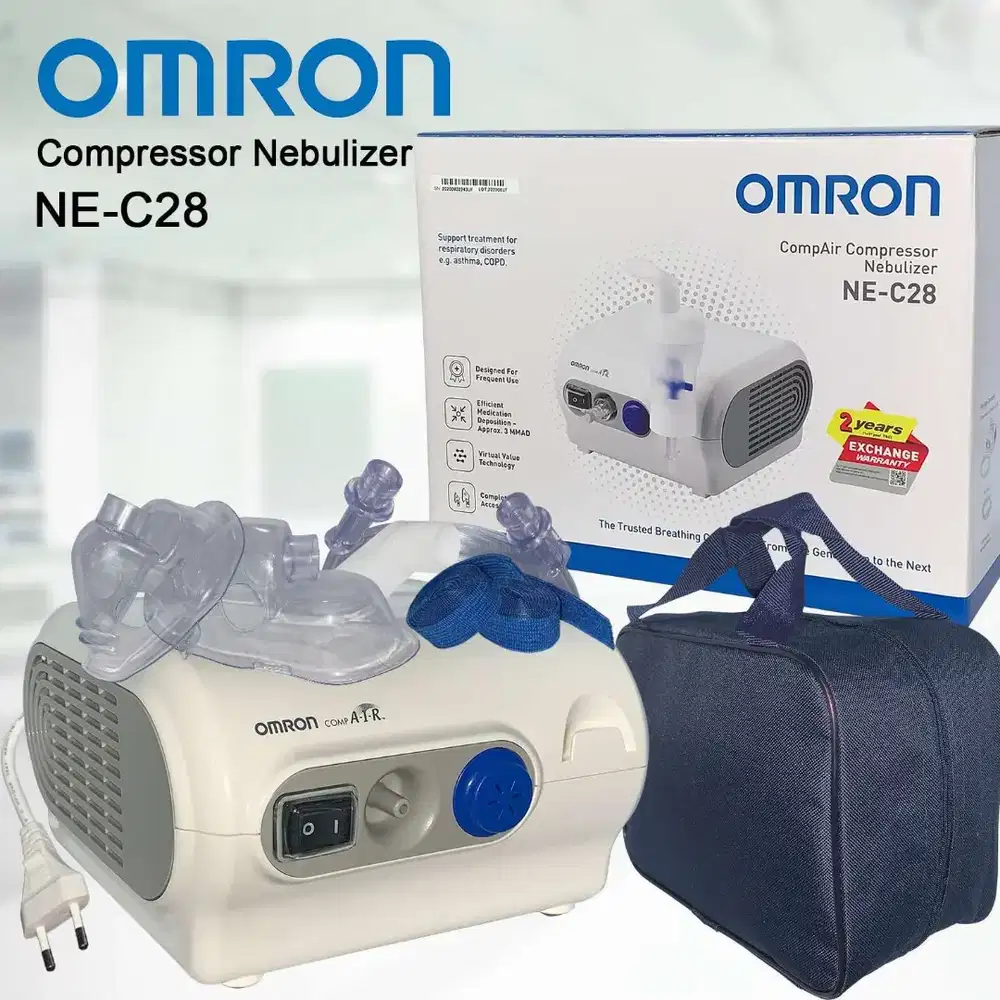 Jual OMRON - Nebulizer Compressor NE C28 | Alat Terapi Uap Pernafasan | Shopee Indonesia