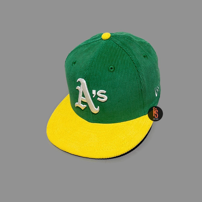 Jual TOPI NEW ERA ORIGINAL 5950 COR CT OAKLAND ATHLETICS GREEN YELLOW ...