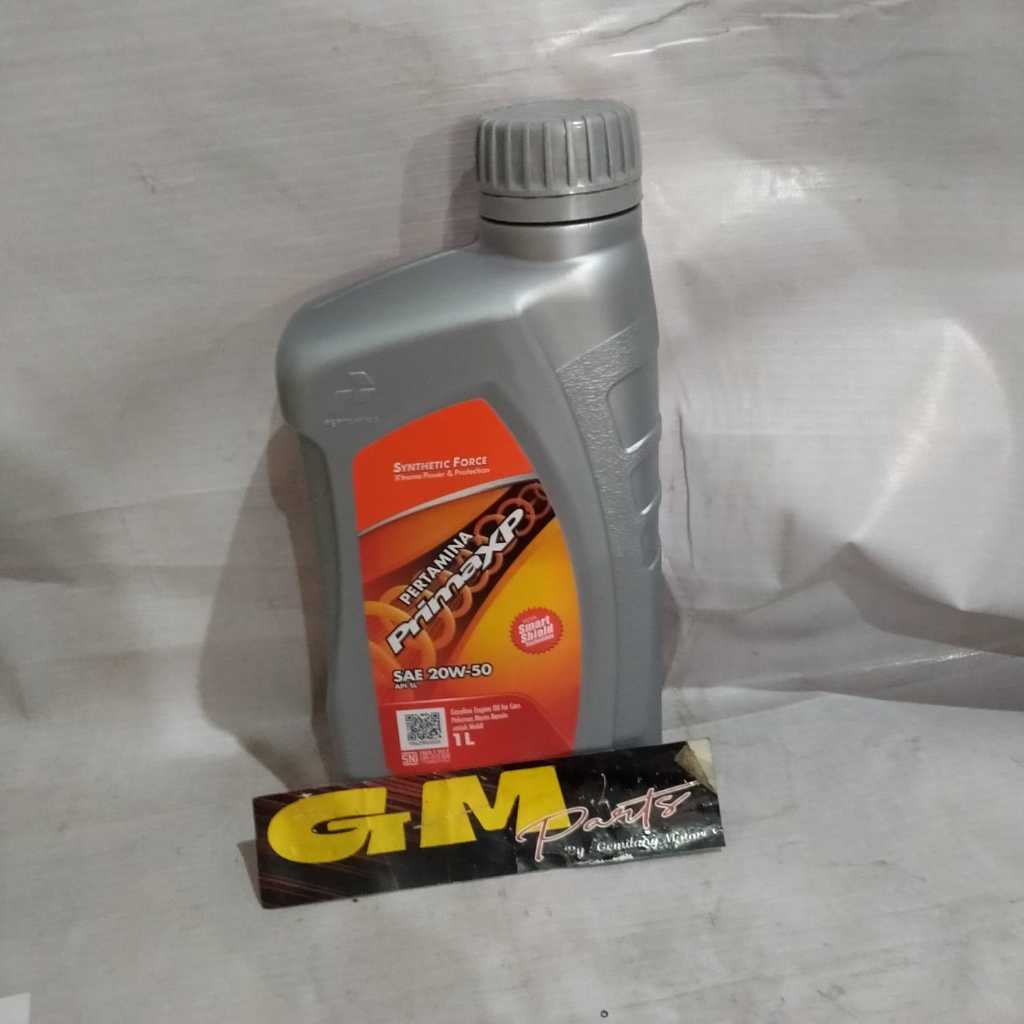 Jual OLI MESIN PERTAMINA PRIMA XP SAE 20W-50 ORIGINAL 1 LITER | Shopee Indonesia