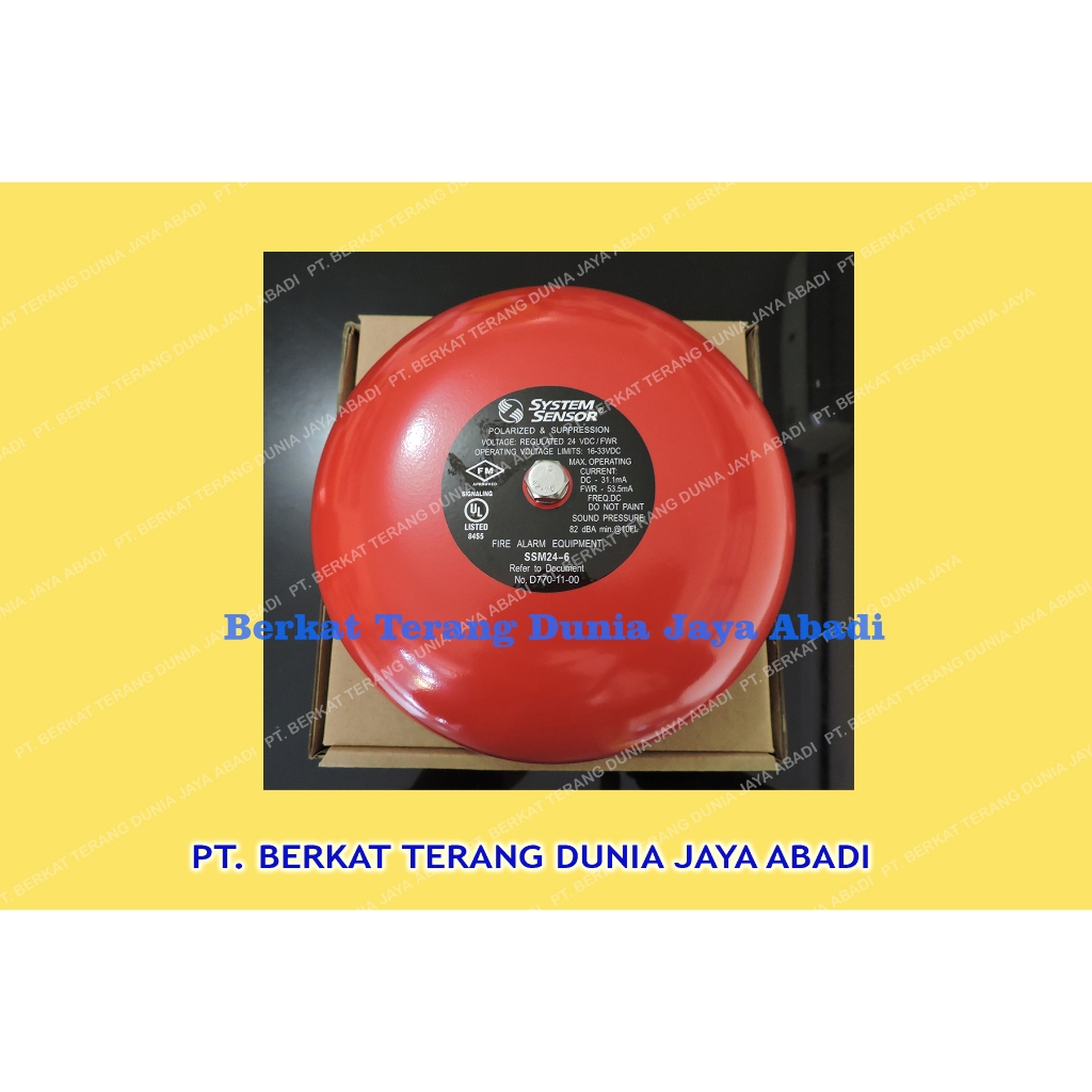 Jual Alarm Bell type SSM-24-6 merk System Sensor | Shopee Indonesia