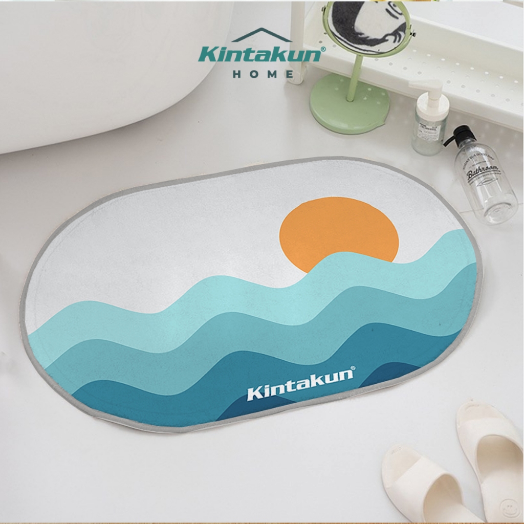 Jual Kintakun Home Keset Aesthetic Serbaguna Anti Slip Decomat Oval ...