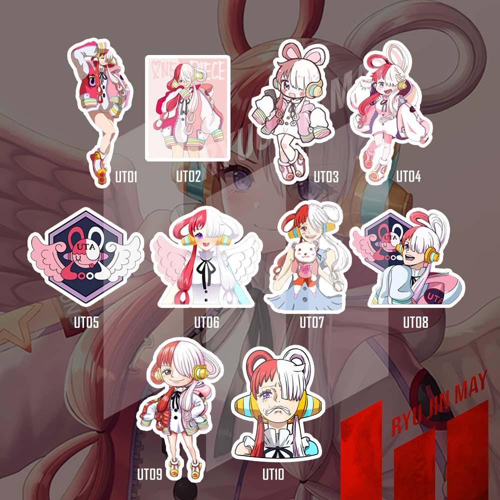 Jual Sticker Anime - One Piece Red - Uta | Shopee Indonesia