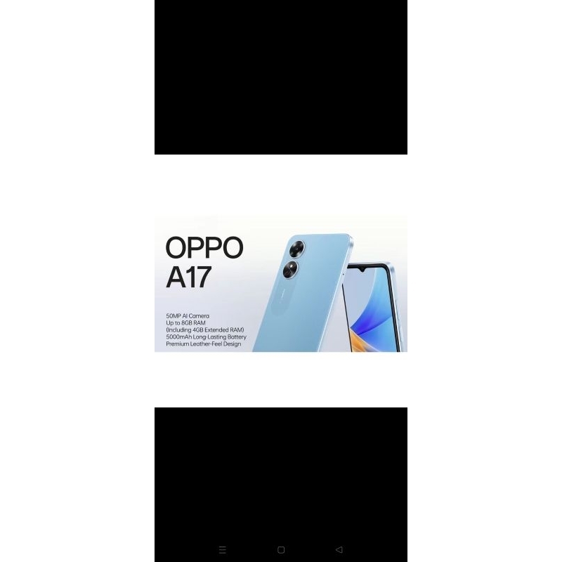 Jual HP OPPO A17 RAM 6/128GB original Garansi Resmi Handphone terbaru 2023 Baru Layar 6.56inch ...