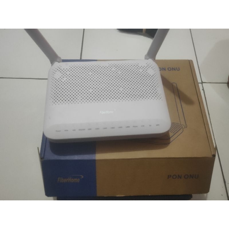 Jual Router ONT GPON ONU Fiberhome HG6145D2 Baru Fullset No Lecet ...