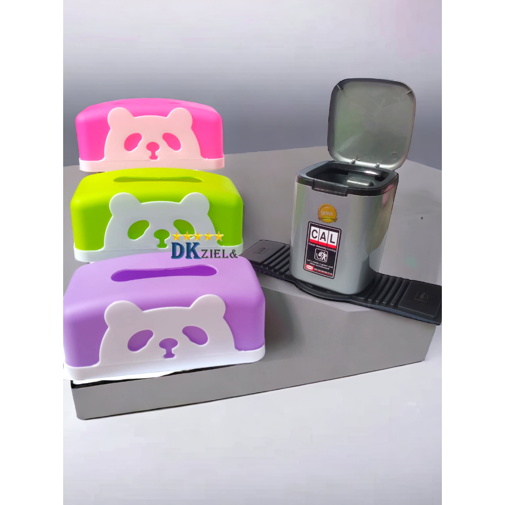 Jual PAKET PROMO!!! TEMPAT TISU KARAKTER PANDA + TEMPAT SAMPAH MOBIL ...