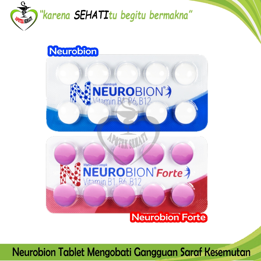 Jual NEUROBION FORTE 5000 PER STRIP ISI 10 TAB VITAMIN NEUROTROPIK ...