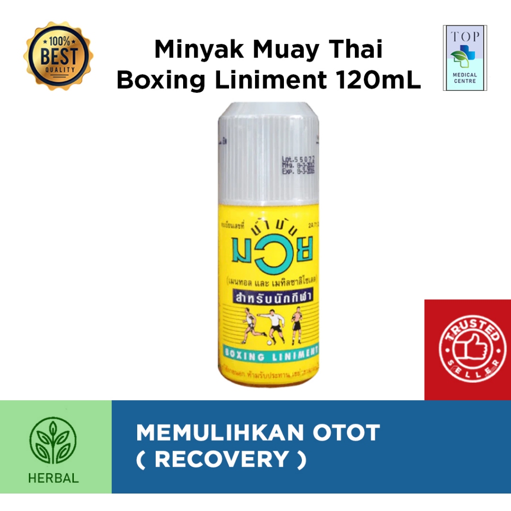 Jual Minyak Muay Thai Boxing Liniment 120 ml/60 ml | Shopee Indonesia