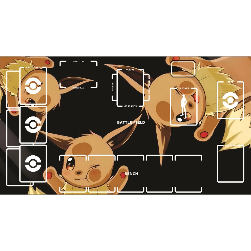 Jual POKEMON TCG PLAYMATE SINGLE SIDE, ALAS MAIN KARTU POKEMON SATU ...