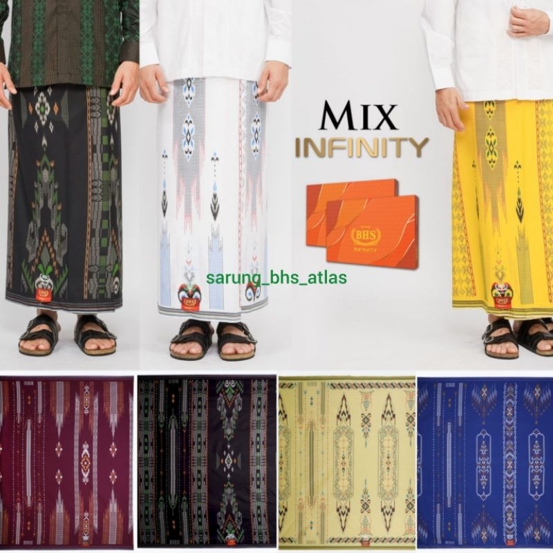 Jual SARUNG BHS INFINITY GOLD V32 PUTIH HITAM KUNING HIJAU BIRU COKLAT ...