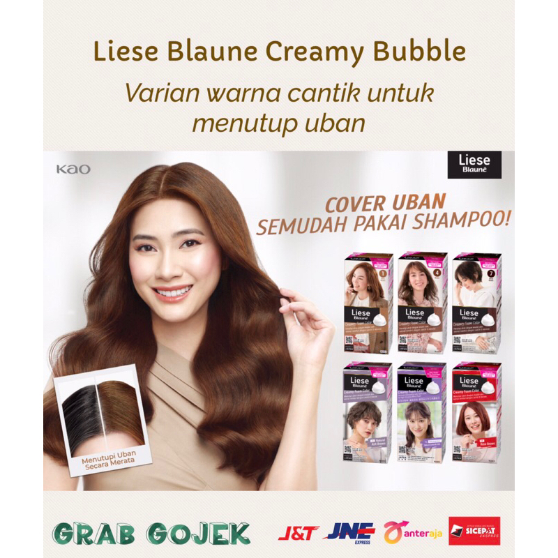 Jual Liese Blaune Creamy Bubble Hair Color Original pewarna rambut ...