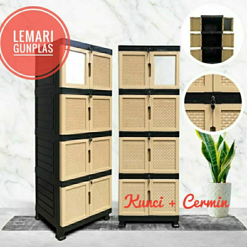 Jual GunPlas Lemari 4 Susun | Shopee Indonesia