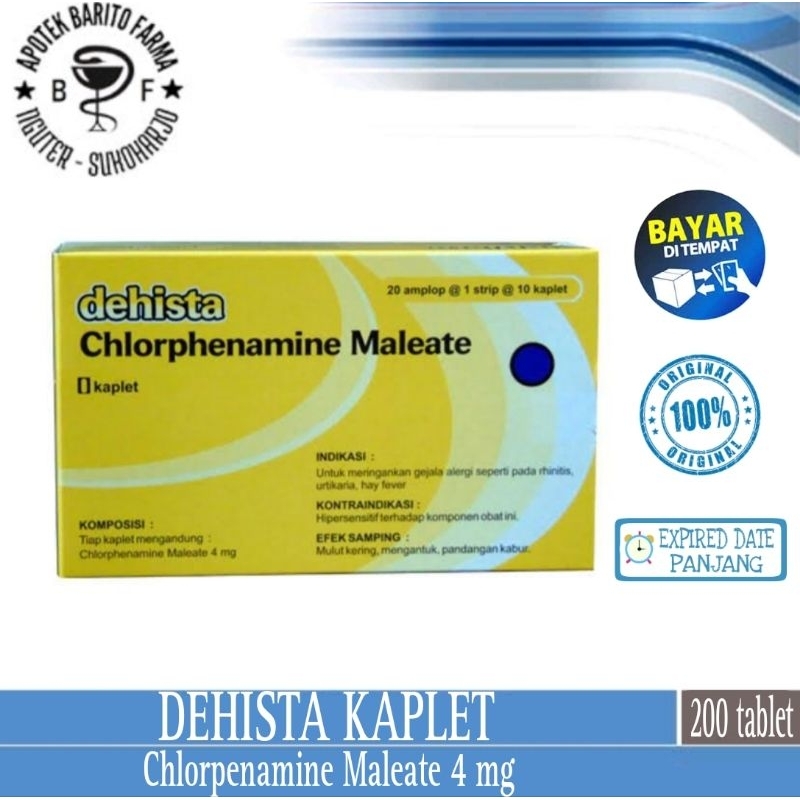 Jual Dehista Tablet Box 200 Tablet | Shopee Indonesia