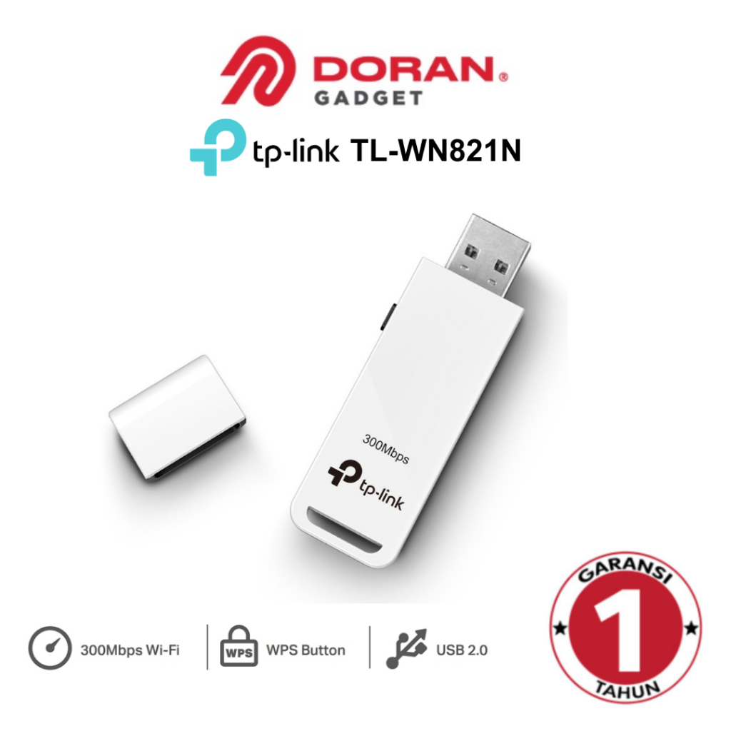 Jual TP-Link WN821N USB Wireless Adapter 300Mbps TL-WN821N Tplink ...