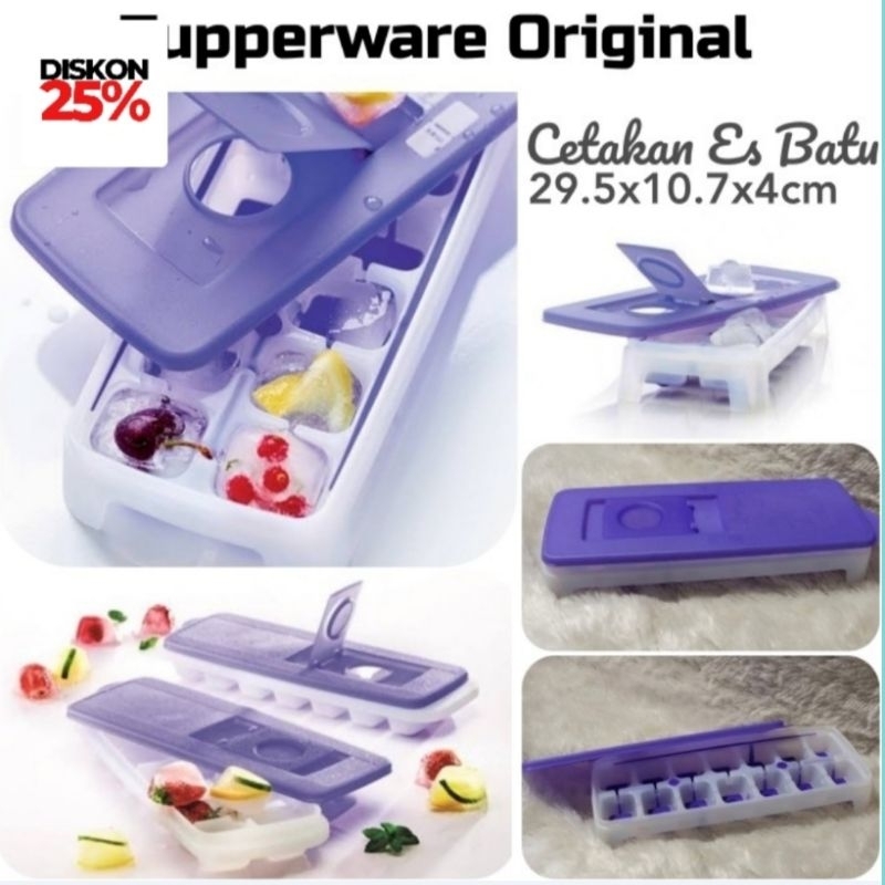 Jual Tupperware Murah Cetakan Es Batu Membuat Buah Beku Kaldu Mencetak ...