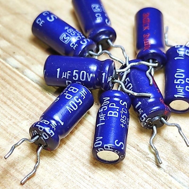 Jual Elco 1uf 50V BP Panasonic Japan S Series Original BIPOLAR NON ...