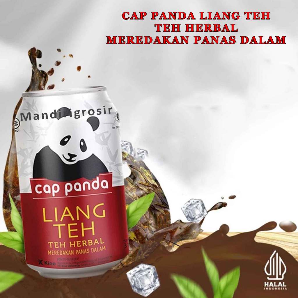 Jual Minuman Teh Herbal * Liang Teh Cap Panda * Teh Kaleng * 310ml ...