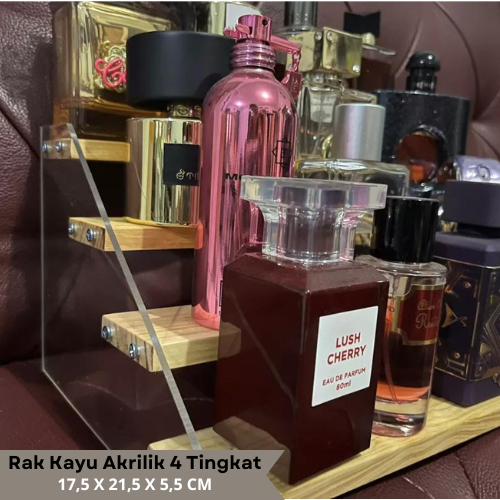 Jual Rak Akrilik Cosmetik 4 Susun Rak Parfum Rak Organizer Serbaguna ...