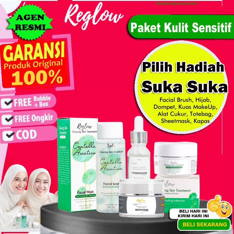 Jual Paket Skincare Reglow Glow skin Treatment reglow skincare original ...