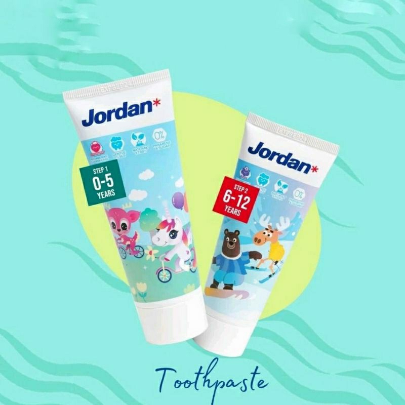 Jual Jordan Toothpaste Pasta Gigi Step 1 / Step 2 | Shopee Indonesia