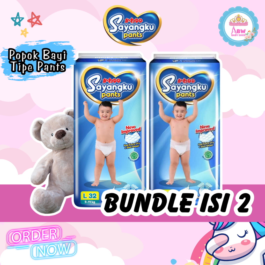 Jual BUNDLE TWINPACK SAYANGKU PANTS JUMBO PACK DIAPER PANTS S M L XL ...